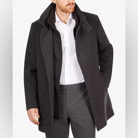 Calvin Klein | Jackets & Coats | Mens Calvin Klein Coleman Woolblend ...